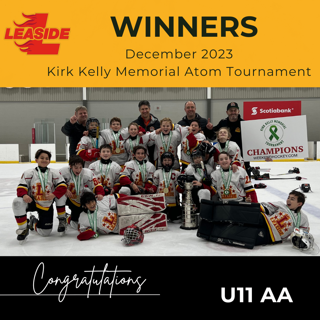 U11AA Wins the Kirk Kelly Memorial Atom Tournament - Leaside Hockey