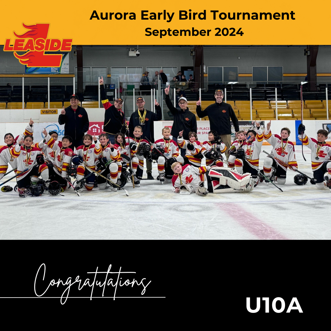 U10 A Wins the Aurora Early Bird Tournament - Leaside Hockey
