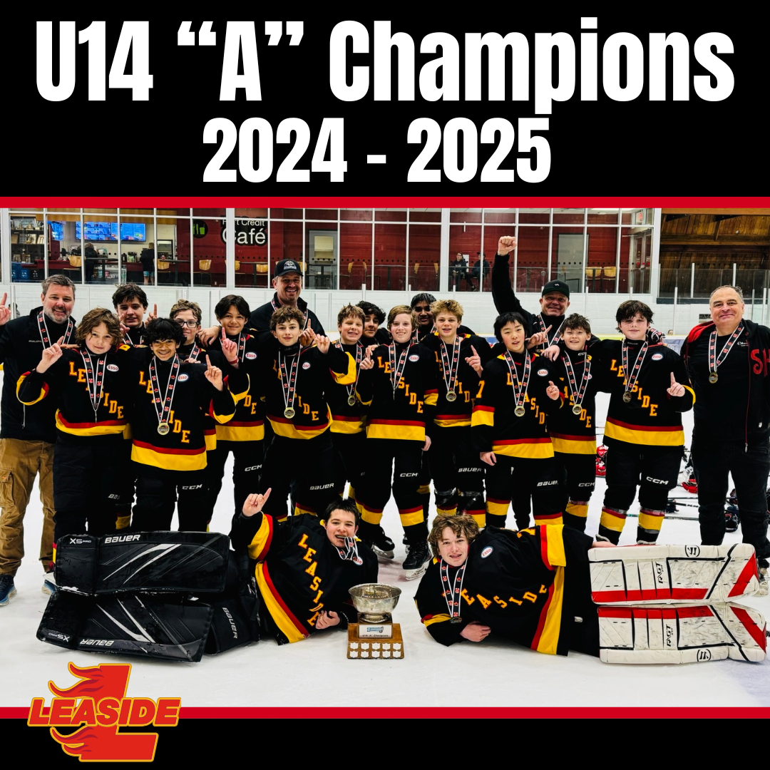 U14 A Overall Champions 2024 - 2025 - Leaside Hockey